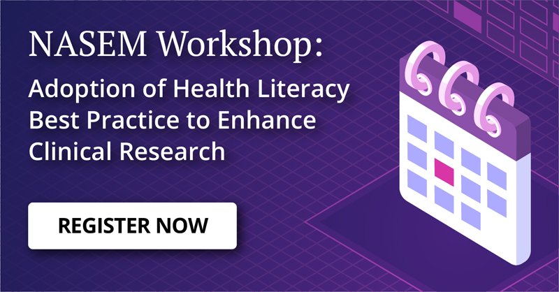 NASEM: Health Literacy Best Practice for Clinical Research