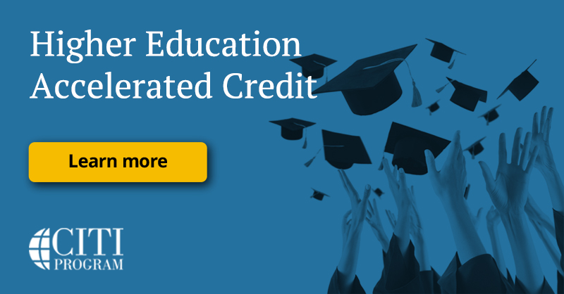 Higher Education Accelerated Credit | CITI Program