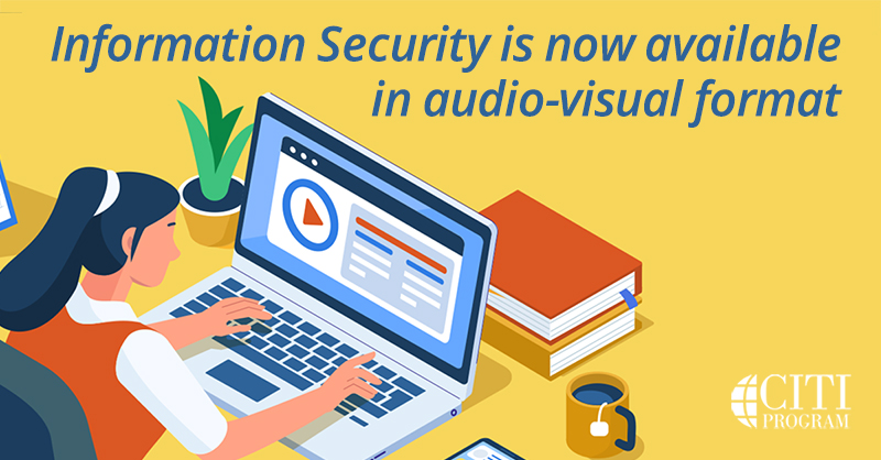 Information Security Course Now Available in AV Format