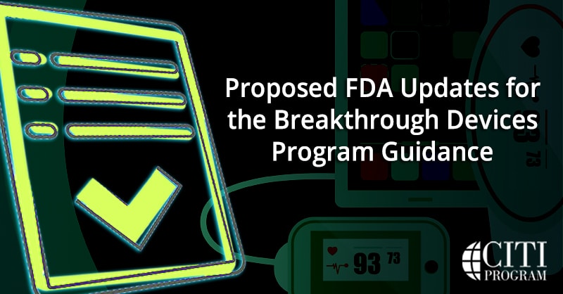 FDA Updates for the Breakthrough Devices Program Guidance