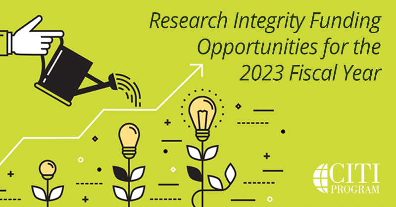 Research Integrity Funding Opportunities for 2023 Fiscal Year