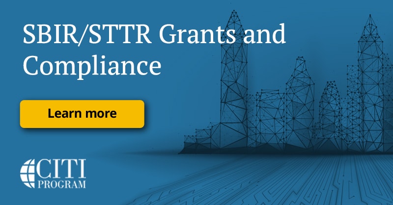 Responsible and Ethical Conduct of Research (SBIR/STTR) | CITI Program