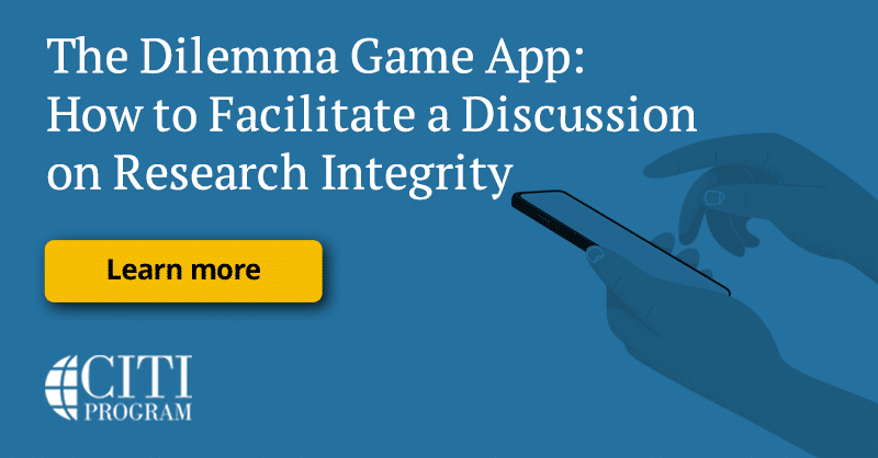 How to Facilitate a Discussion on Research Integrity How to Facilitate a Discussion on Research Integrity