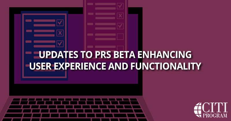 PRS Beta Updates to Enhance UX and Functionality