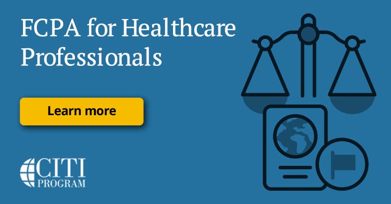 FCPA for Healthcare Professionals | CITI Program
