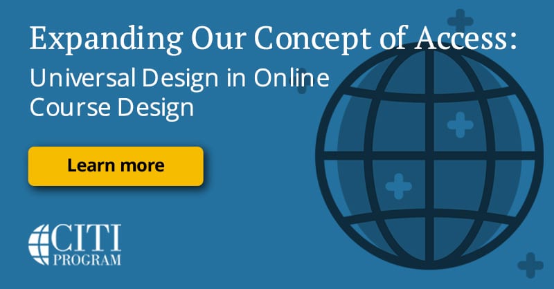 Universal Design in Online Course Design