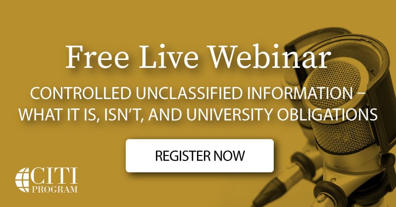 Free Live Webinar on Controlled Unclassified Information