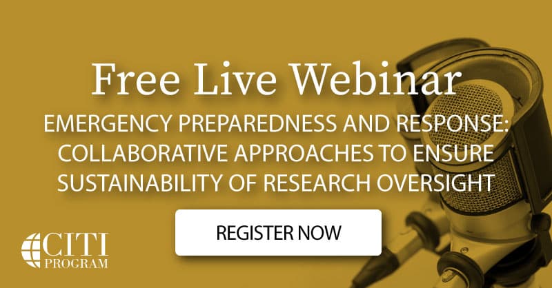 Free Live Webinar on Emergency Preparedness and Response