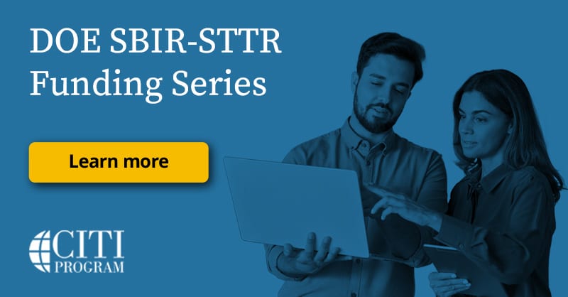 DOE SBIR-STTR Funding Series | CITI Program