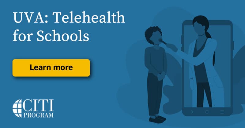 UVA: Telehealth for Schools | CITI Program