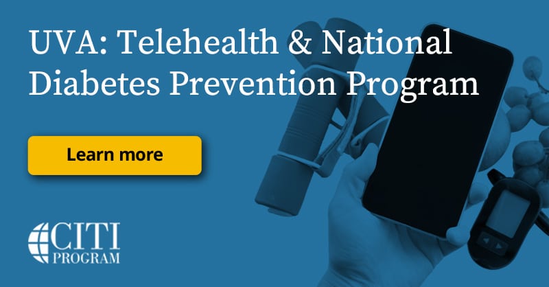 UVA: Telehealth & National Diabetes Prevention Program | CITI Program