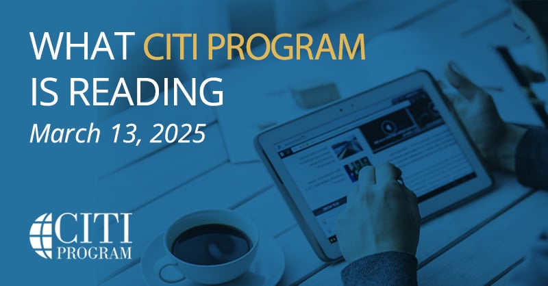 What CITI Program is Reading on March 13, 2025