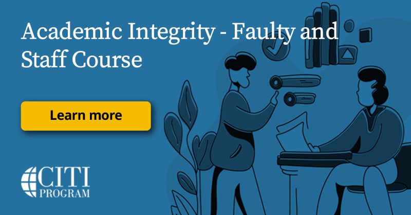 Academic Integrity – Faculty and Staff | CITI Program