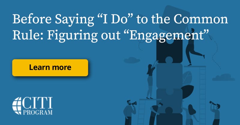 Before Saying “I Do” to the Common Rule