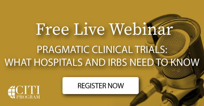 Free Live Webinar on Pragmatic Clinical Trials