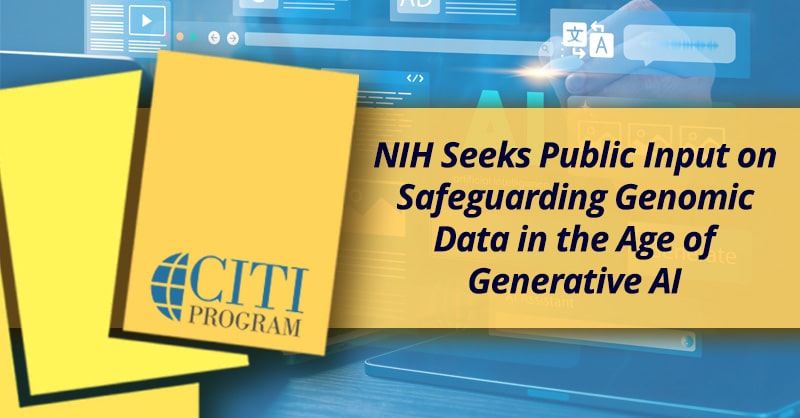 Public Input on Safeguarding Genomic Data in the Age of Generative AI