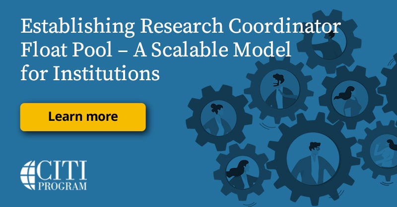 Establishing Research Coordinator Float Pool – A Scalable Model for ...