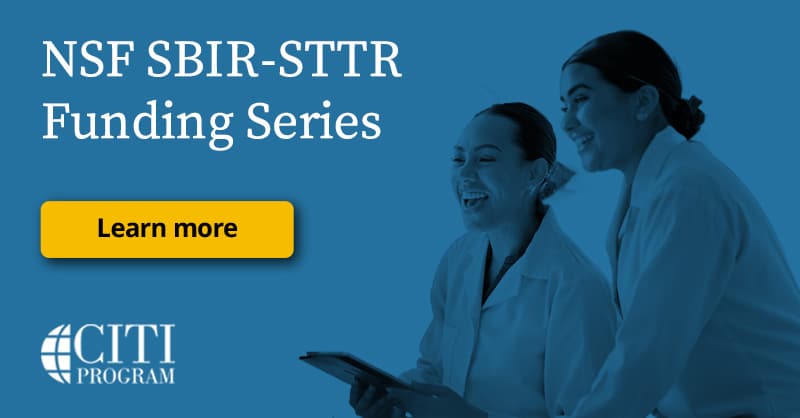 NSF SBIR-STTR Funding Series | CITI Program