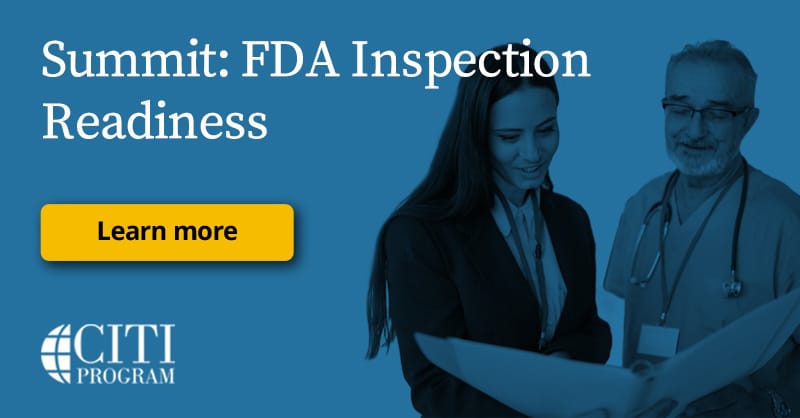 Summit: FDA Inspections | CITI Program