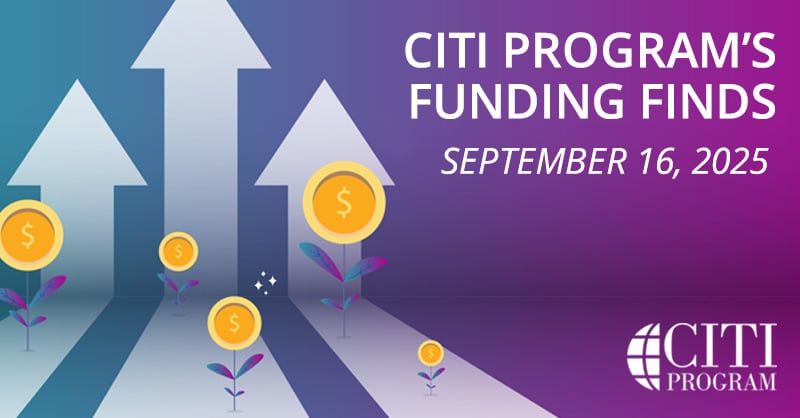 CITI Program Funding Finds on September 16, 2025