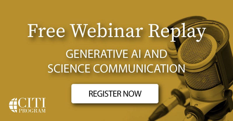 Free Webinar Replay on GenAI and Science Communication